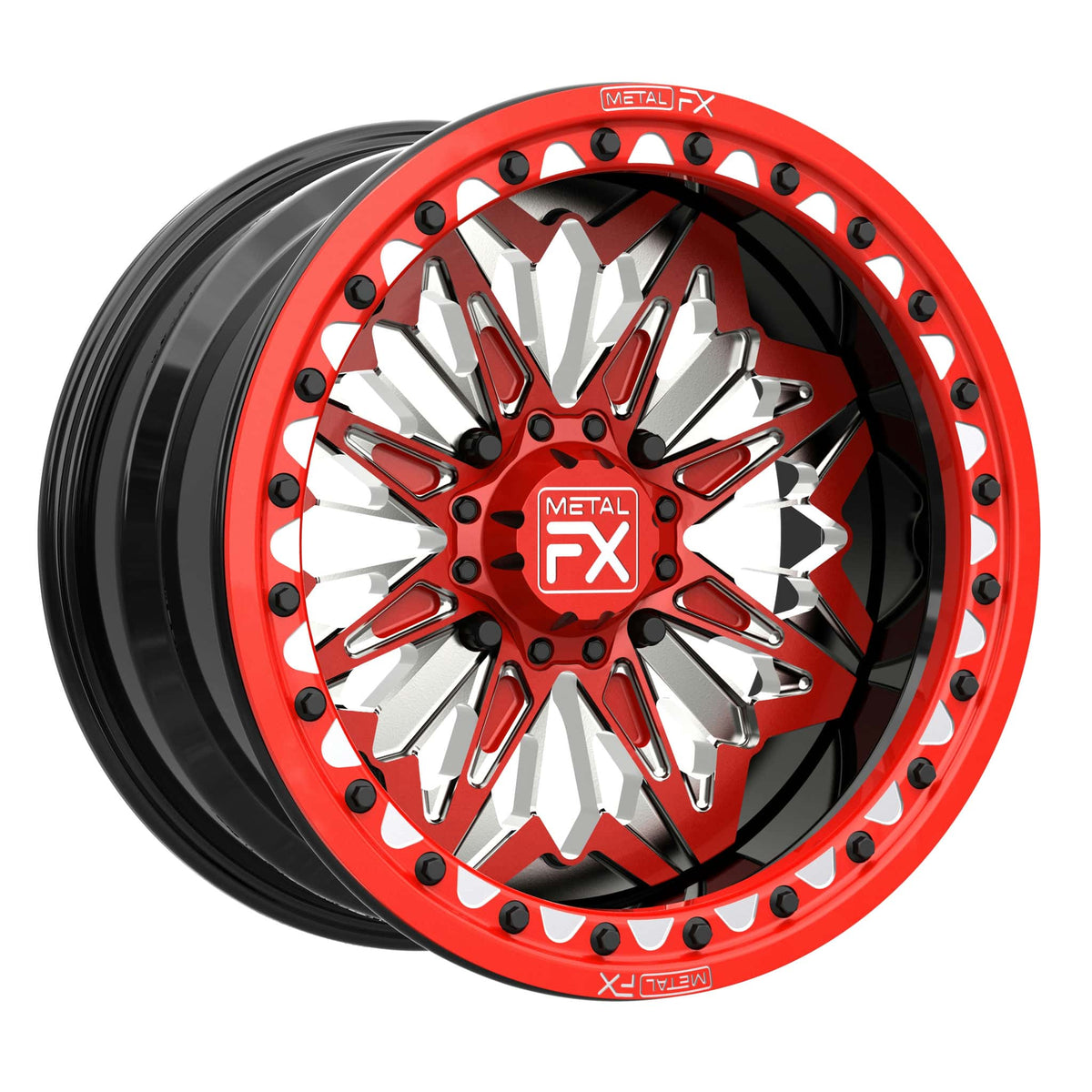 17" Nighthawk - Forged 3-Piece - Beadlock - Custom | Metal FX Offroad ...
