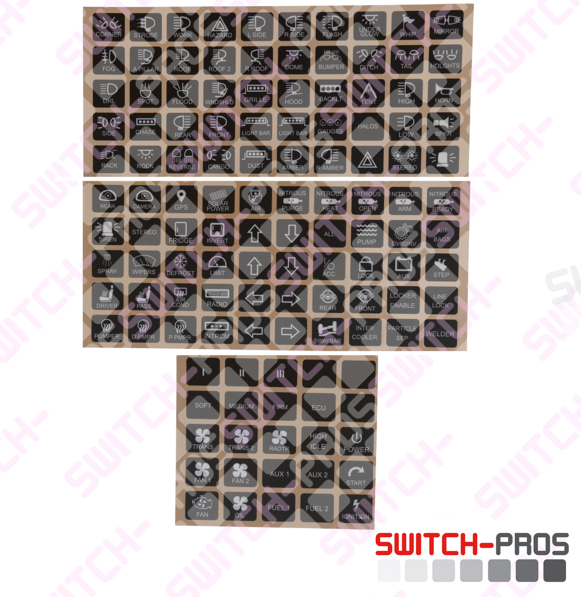 Switch Pros Horizontal Switch Legends For Switch-Pros System – The UTV ...