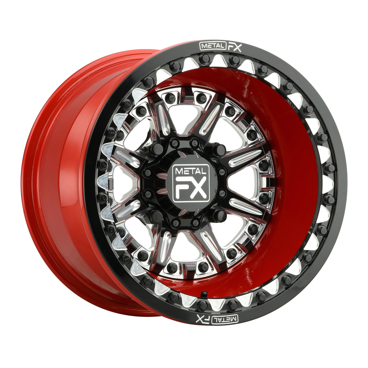 Ballistic - Forged 3-Piece - Beadlock | Metal FX Offroad - UTV Wheels ...